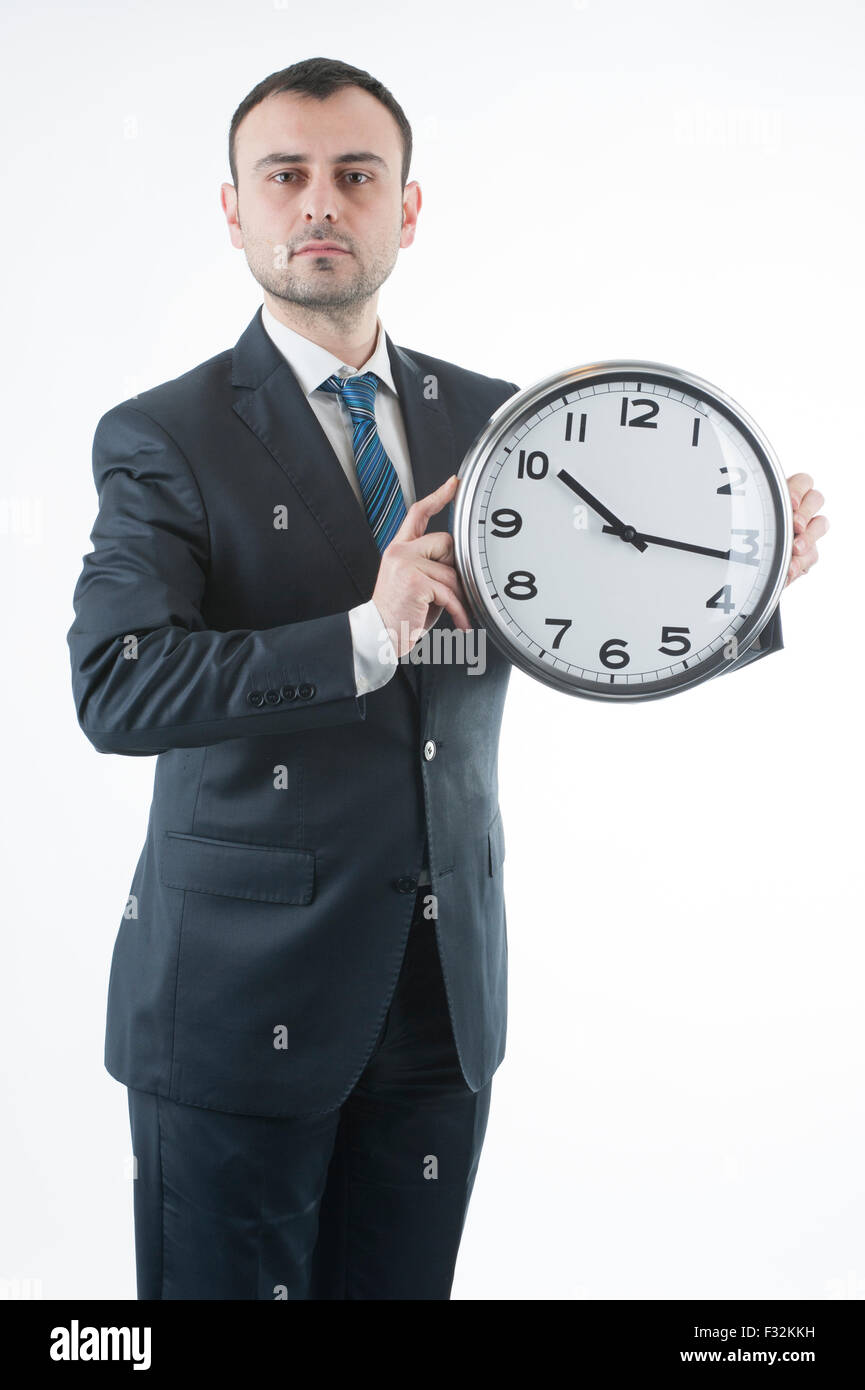 Businessman and business time Stock Photo - Alamy