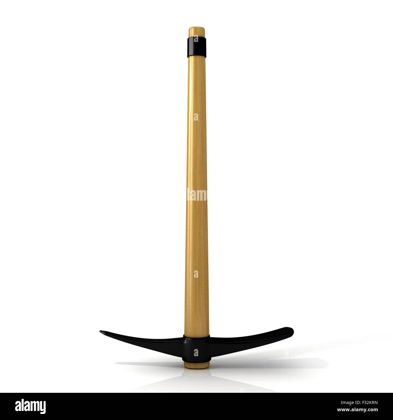 Pickaxe. 3D render illustration, isolated on white background Stock ...