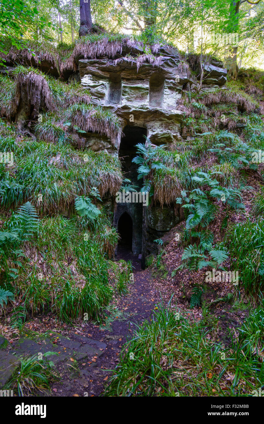 Hartburn Glebe grotto Stock Photo - Alamy