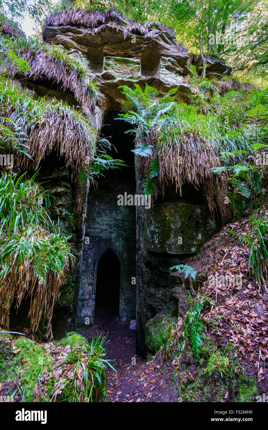 Hartburn Glebe grotto Stock Photo - Alamy