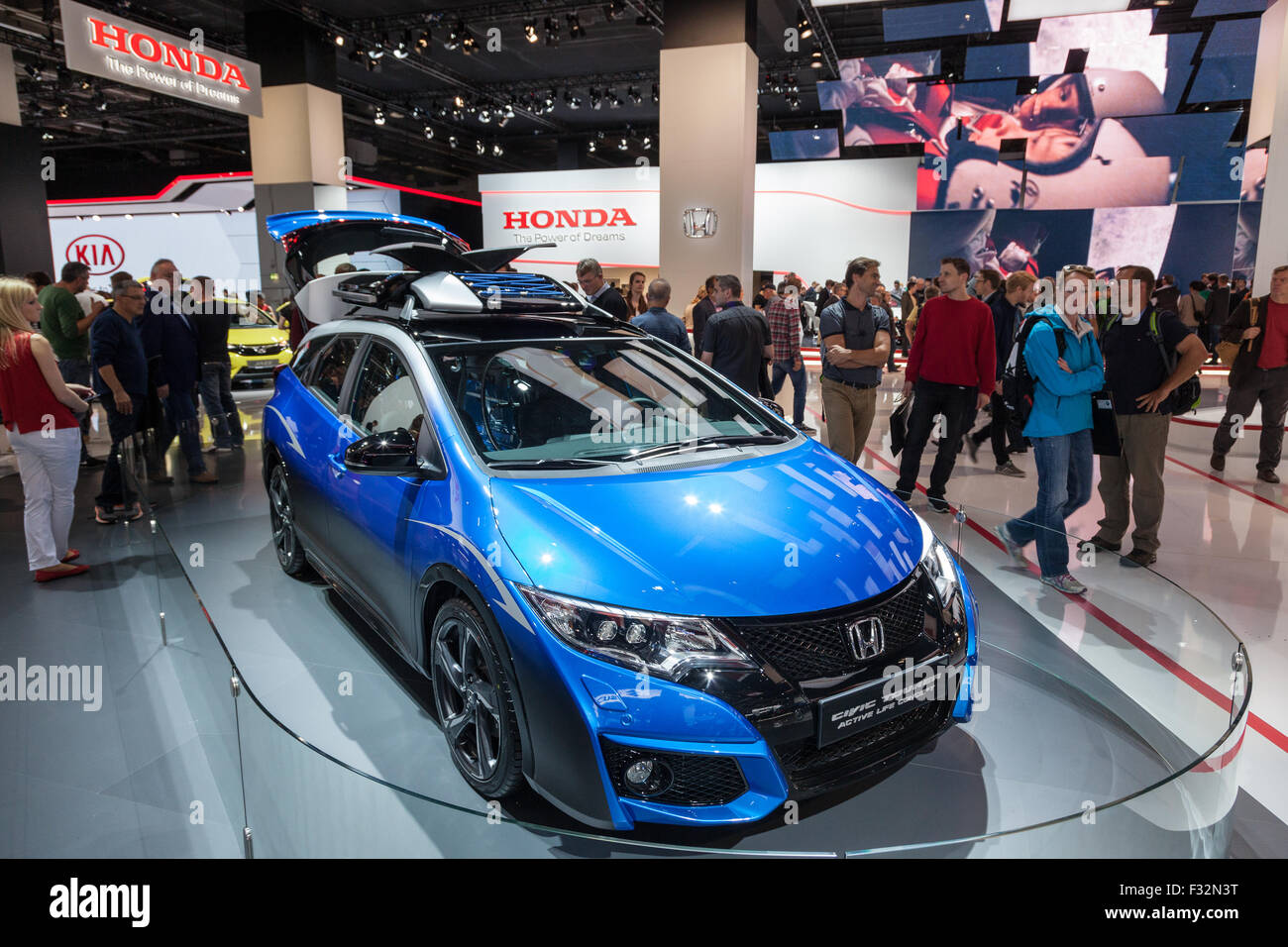 Honda Civic Active Tourer Life Concept Car at the IAA Stock Photo - Alamy
