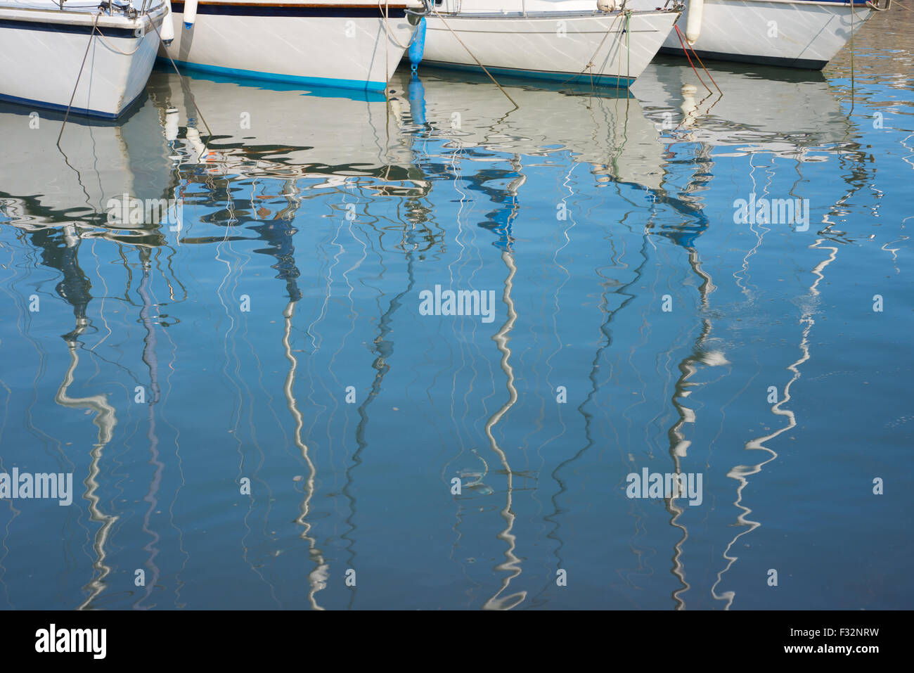 Reflections in the sea Stock Photo - Alamy