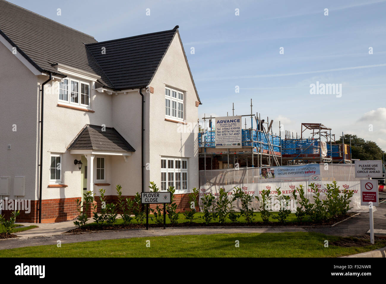 New build properties House building, small development by Redrow ...