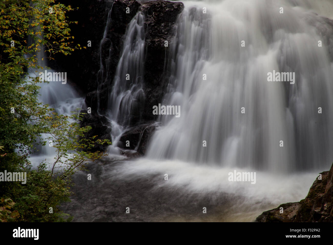Reekie Linn, Glen Isla, Angus, Scotland, UK, 28th September 2015. UK ...