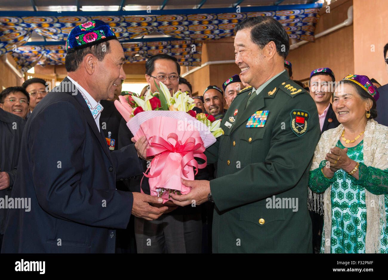 Hami, China's Xinjiang Uygur Autonomous Region. 28th Sep, 2015. Zhao ...
