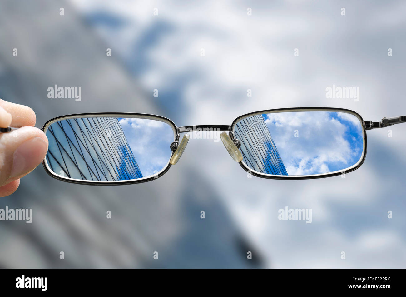 Blurry vision glasses hi-res stock photography and images - Alamy