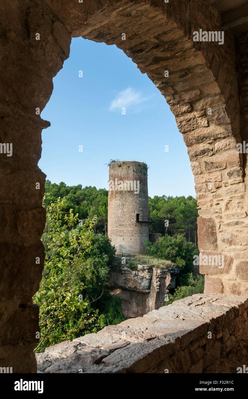 Fals castle and church. XI century Stock Photo - Alamy