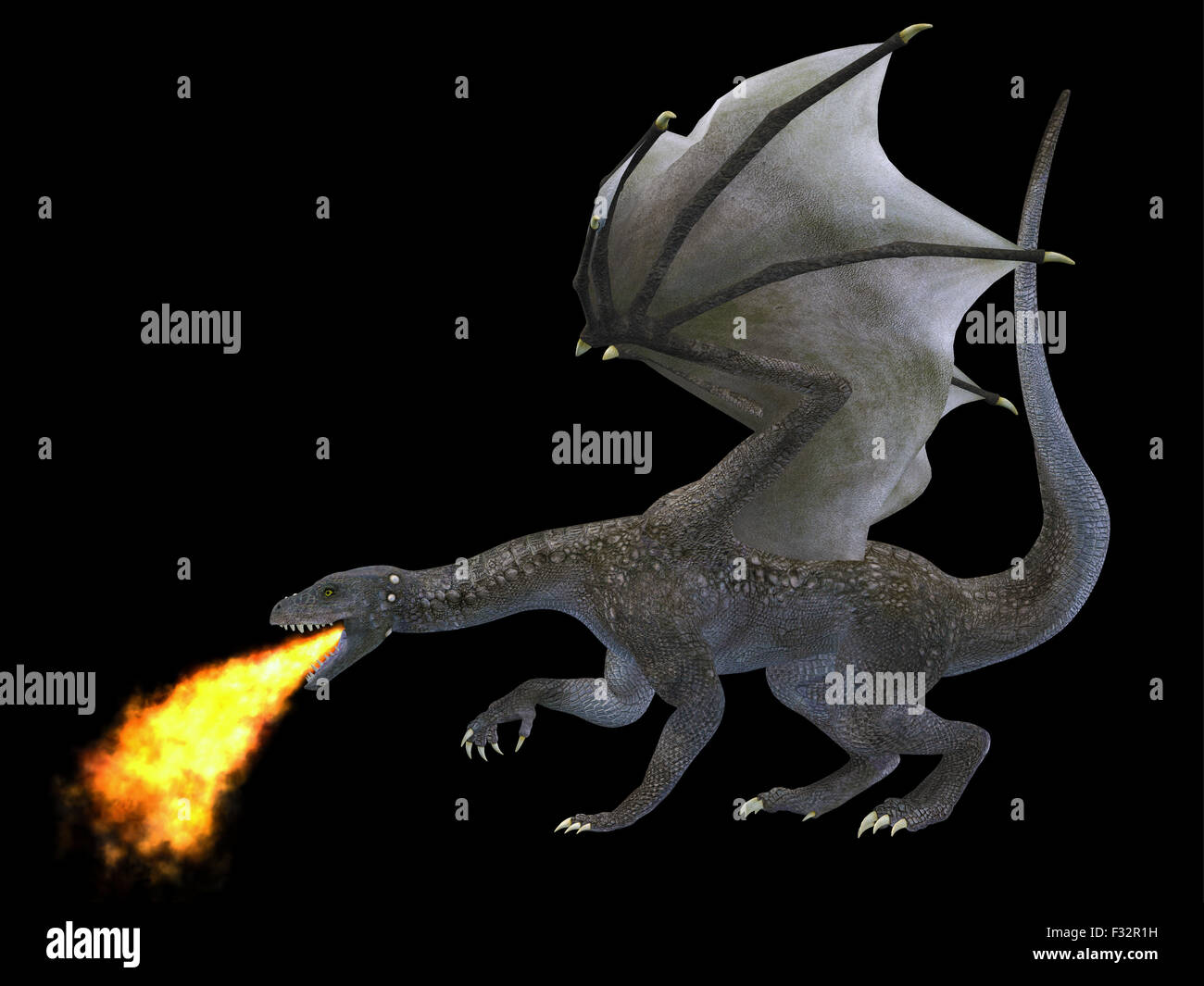Creature myth fantasy dragon fierce hi-res stock photography and images ...