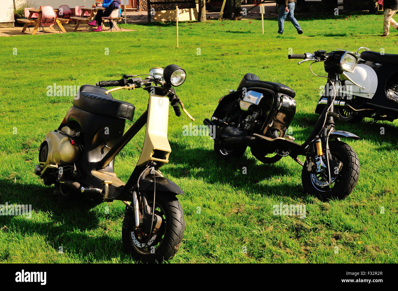 Vespa vespas headlight handlebars hi-res stock photography and images ...