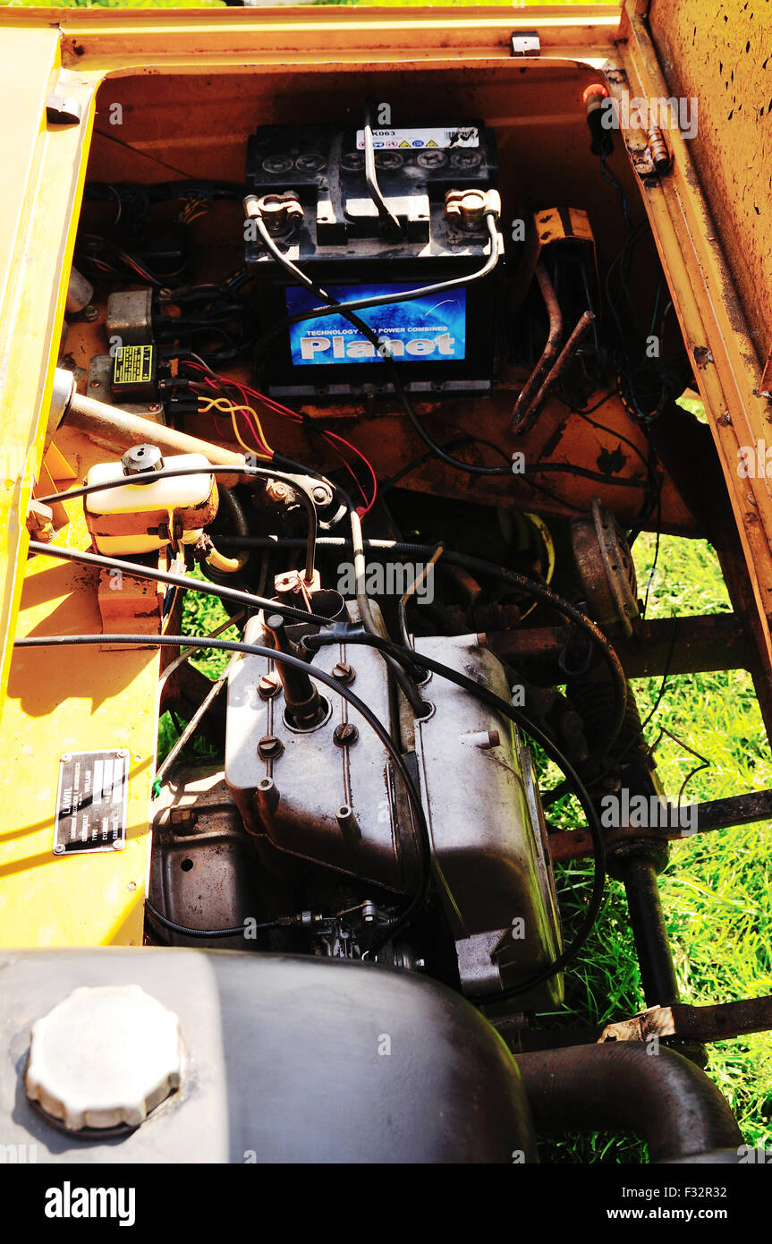 Vespa Van Engine Stock Photo - Alamy