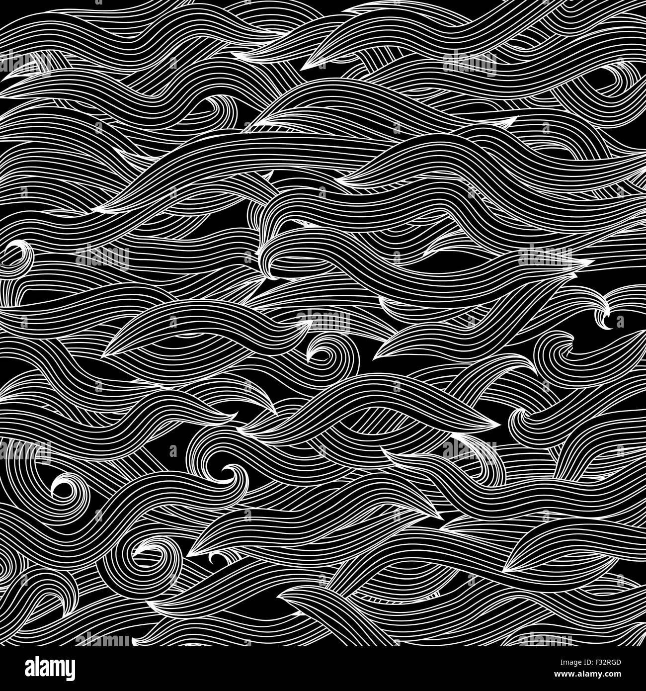 Abstract Black Wave Background Stock Vector Image & Art - Alamy