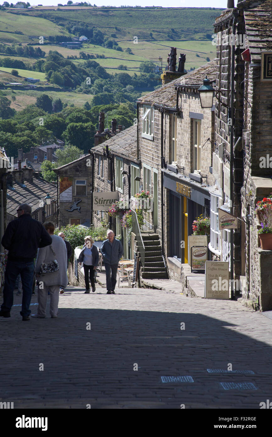 Historic Town Haworth West Yorkshire High Resolution Stock Photography ...