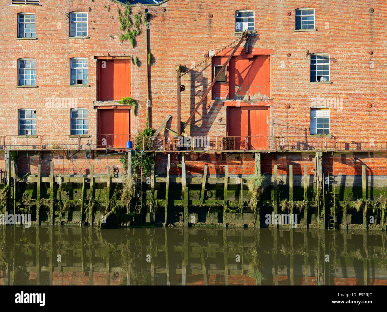 Wharf on the River Witham, Boston, Lincolnshire, England UK Stock Photo ...