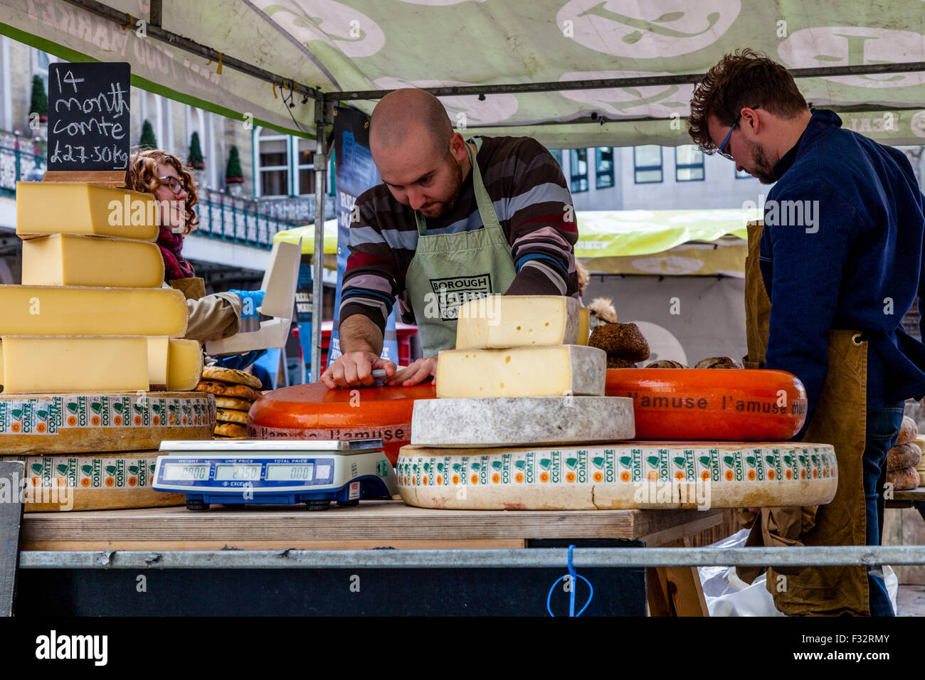 Borough market cheese stall london hi-res stock photography and images ...