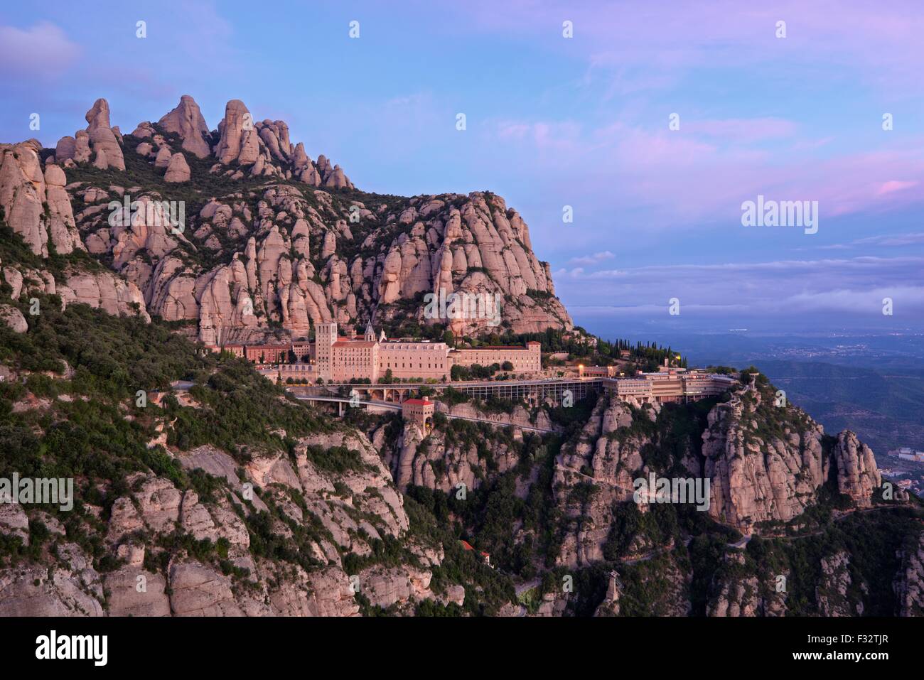 View from montserrat monastery hi-res stock photography and images - Alamy