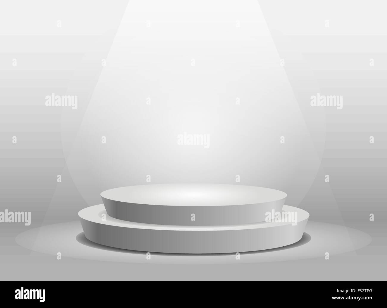 White round platform on Stock Vector Images - Alamy