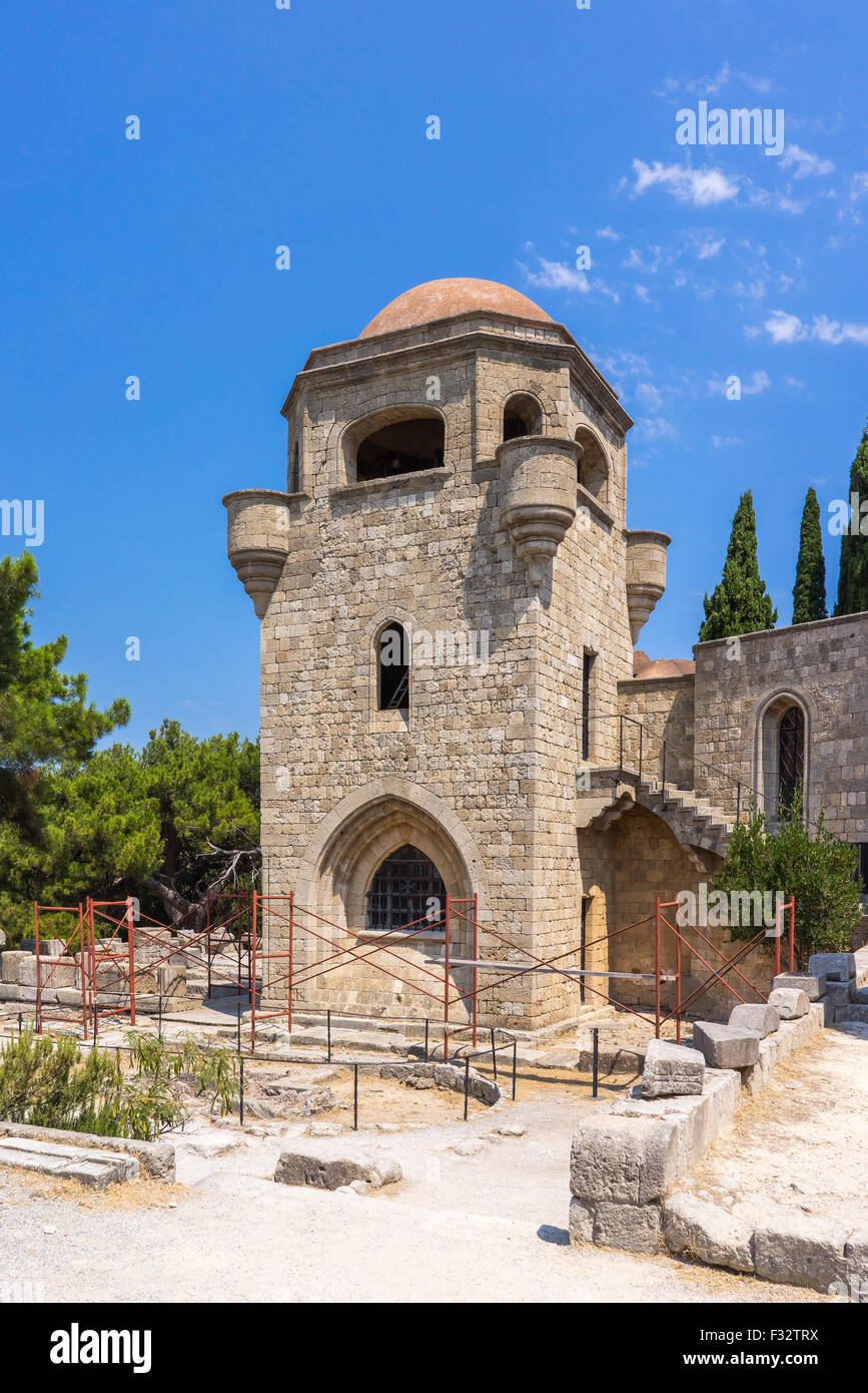 The 15th century Monastery of Filerimos Rhodes Dodecanese Greece Europe ...
