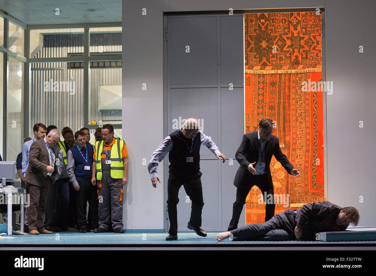 London, UK. 24/09/2015. Robert Hayward as Boris Ismailov. Dress ...