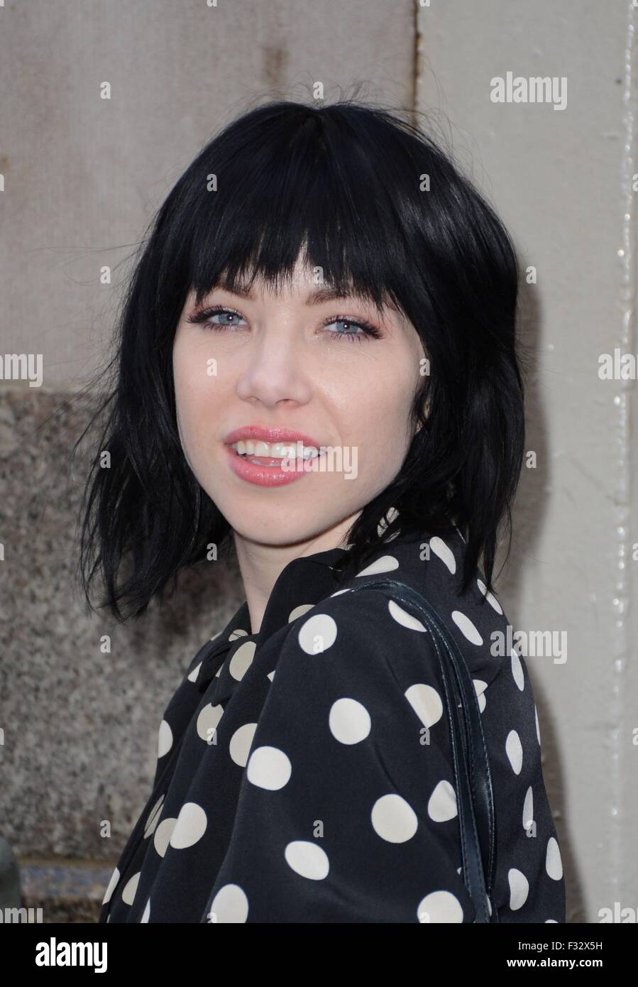 New York, NY, USA. 28th Sep, 2015. Carly Rae Jepsen out and about for ...