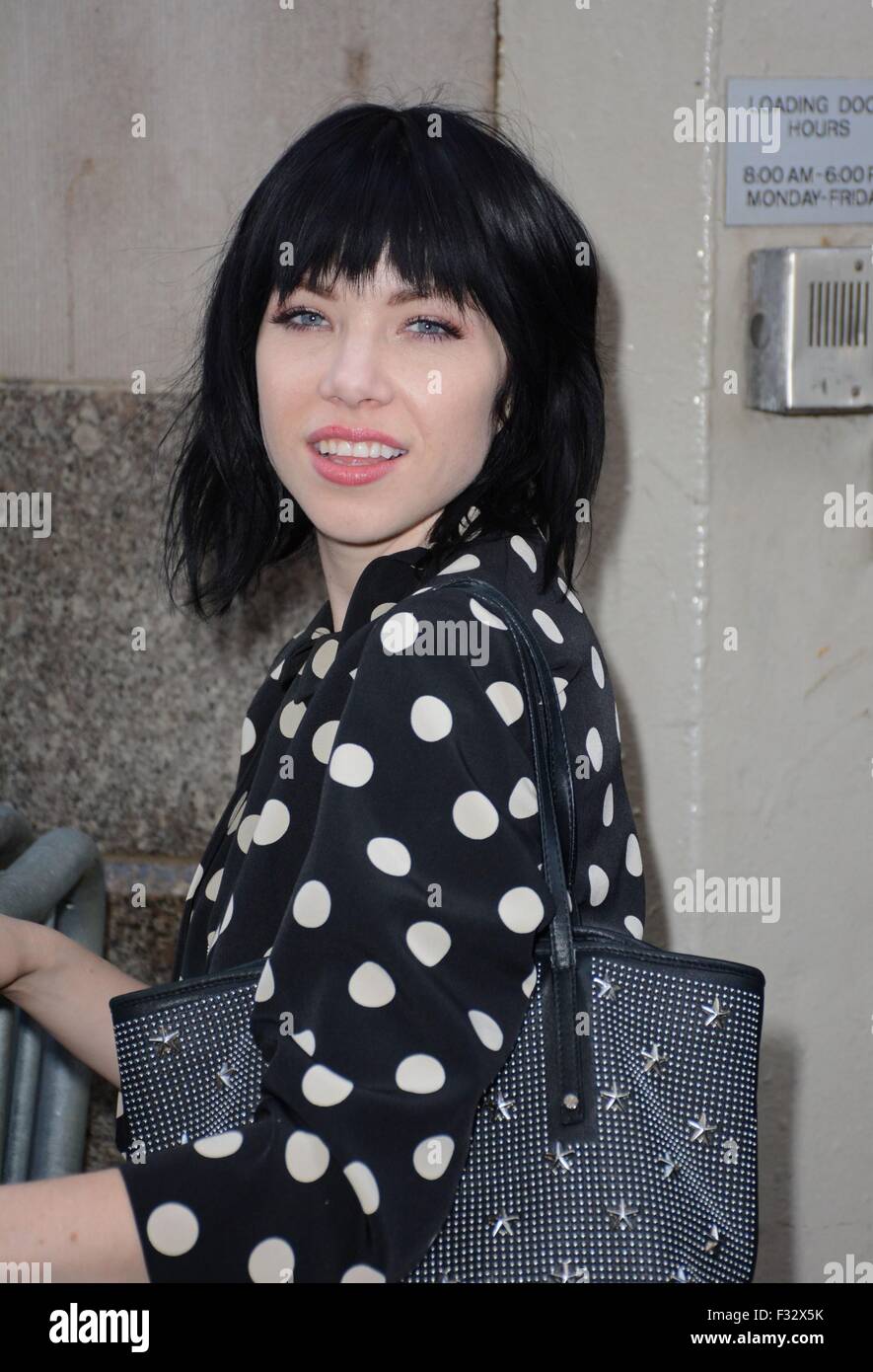 New York, NY, USA. 28th Sep, 2015. Carly Rae Jepsen out and about for ...