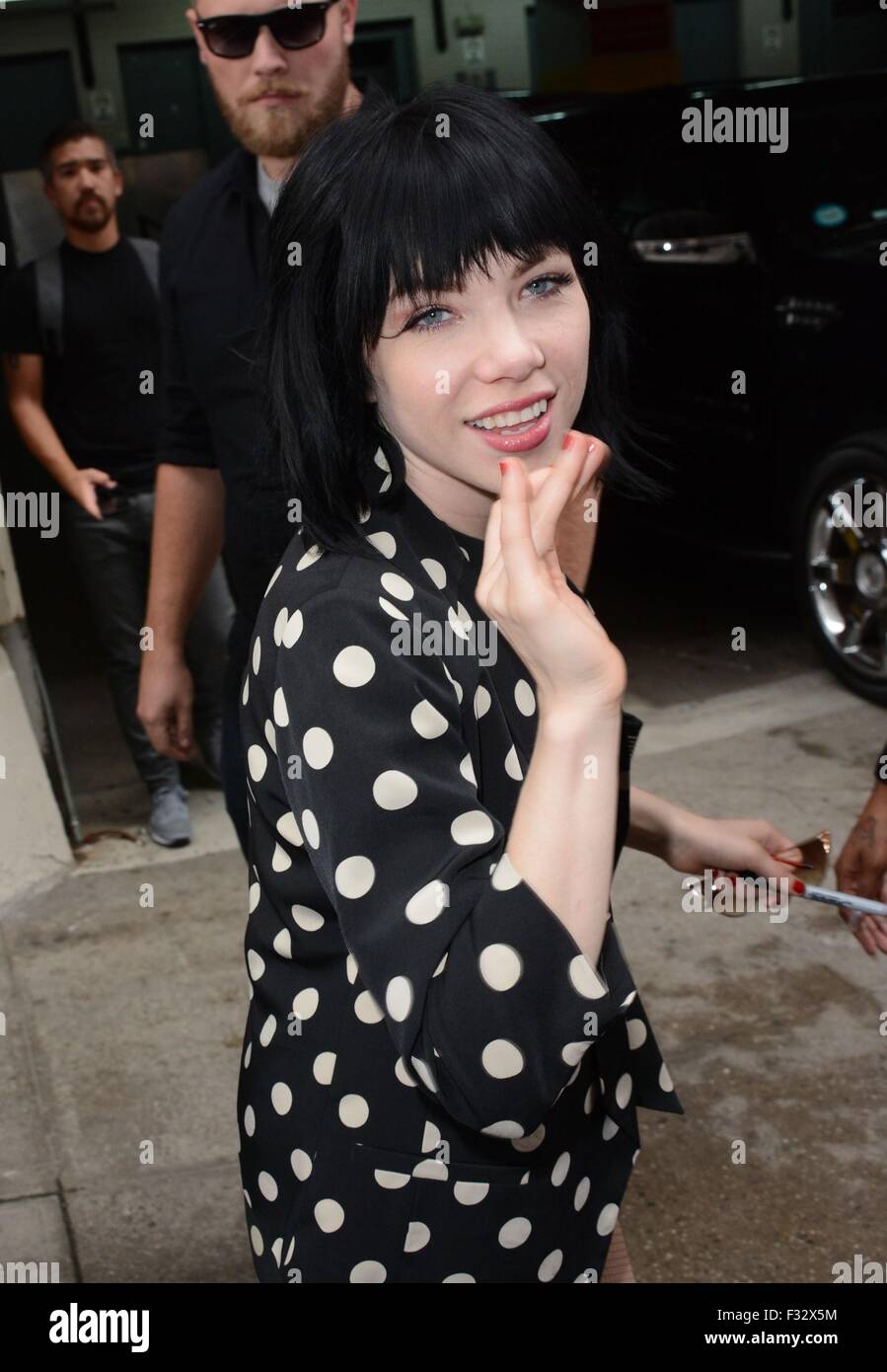 New York, NY, USA. 28th Sep, 2015. Carly Rae Jepsen out and about for ...