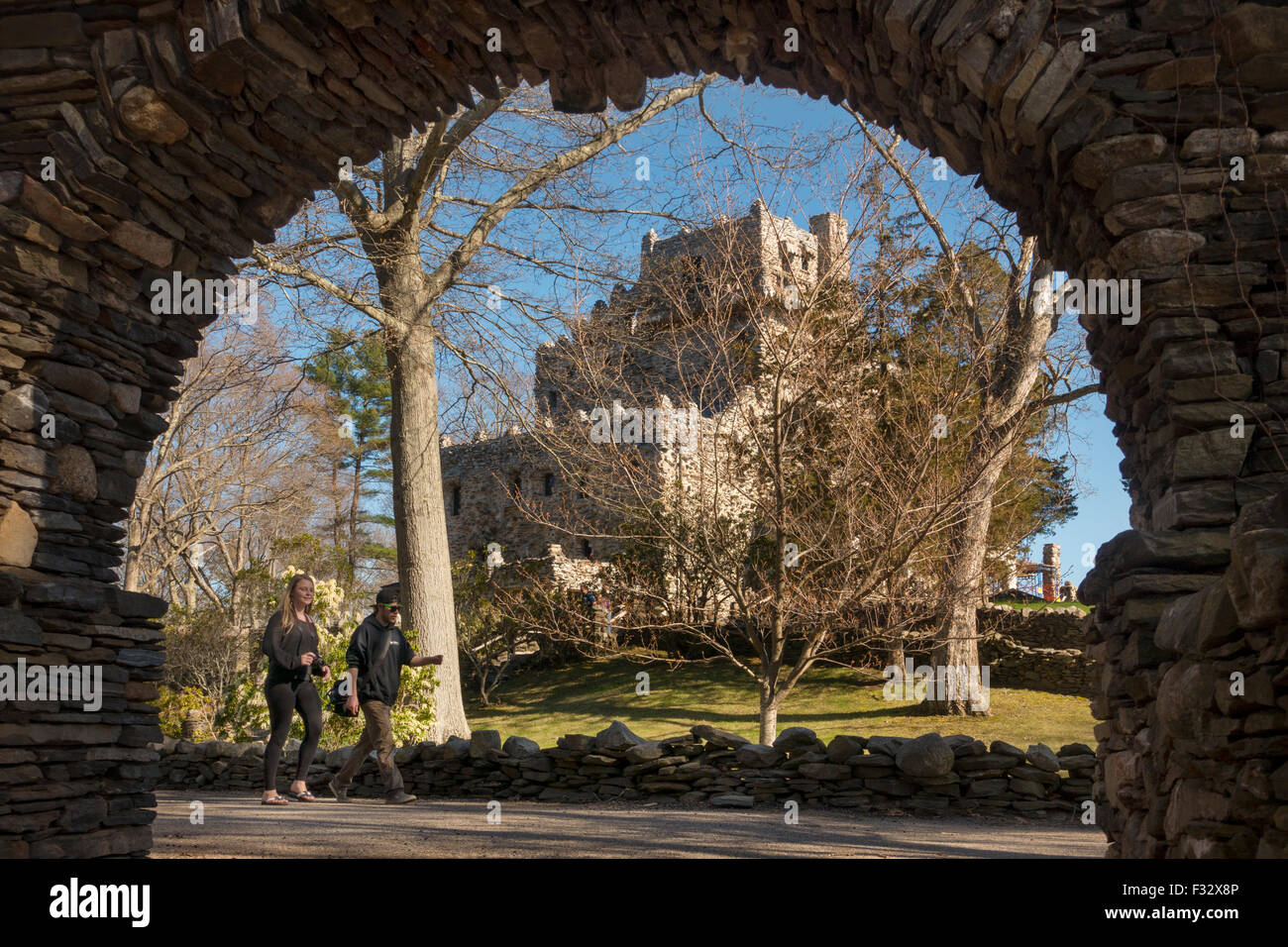 Gillette castle state park in East Haddam CT Stock Photo - Alamy