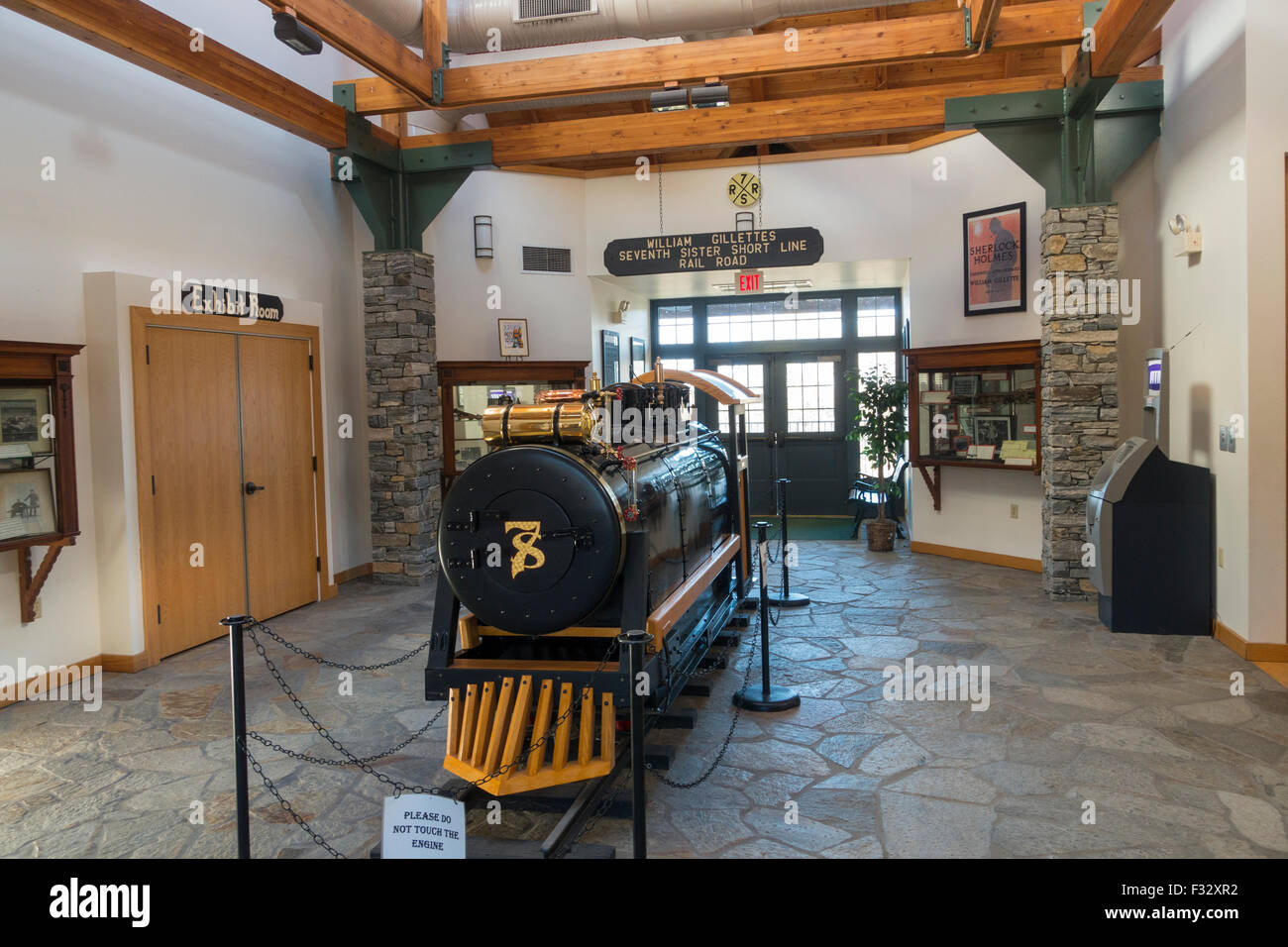 Gillette castle state park East Haddam CT Stock Photo - Alamy