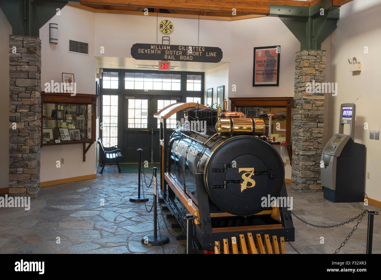 Gillette castle state park East Haddam CT Stock Photo - Alamy