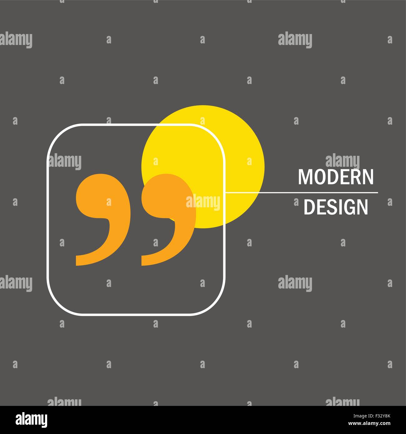 Modern vector design with quote text bubble Stock Vector Image & Art ...