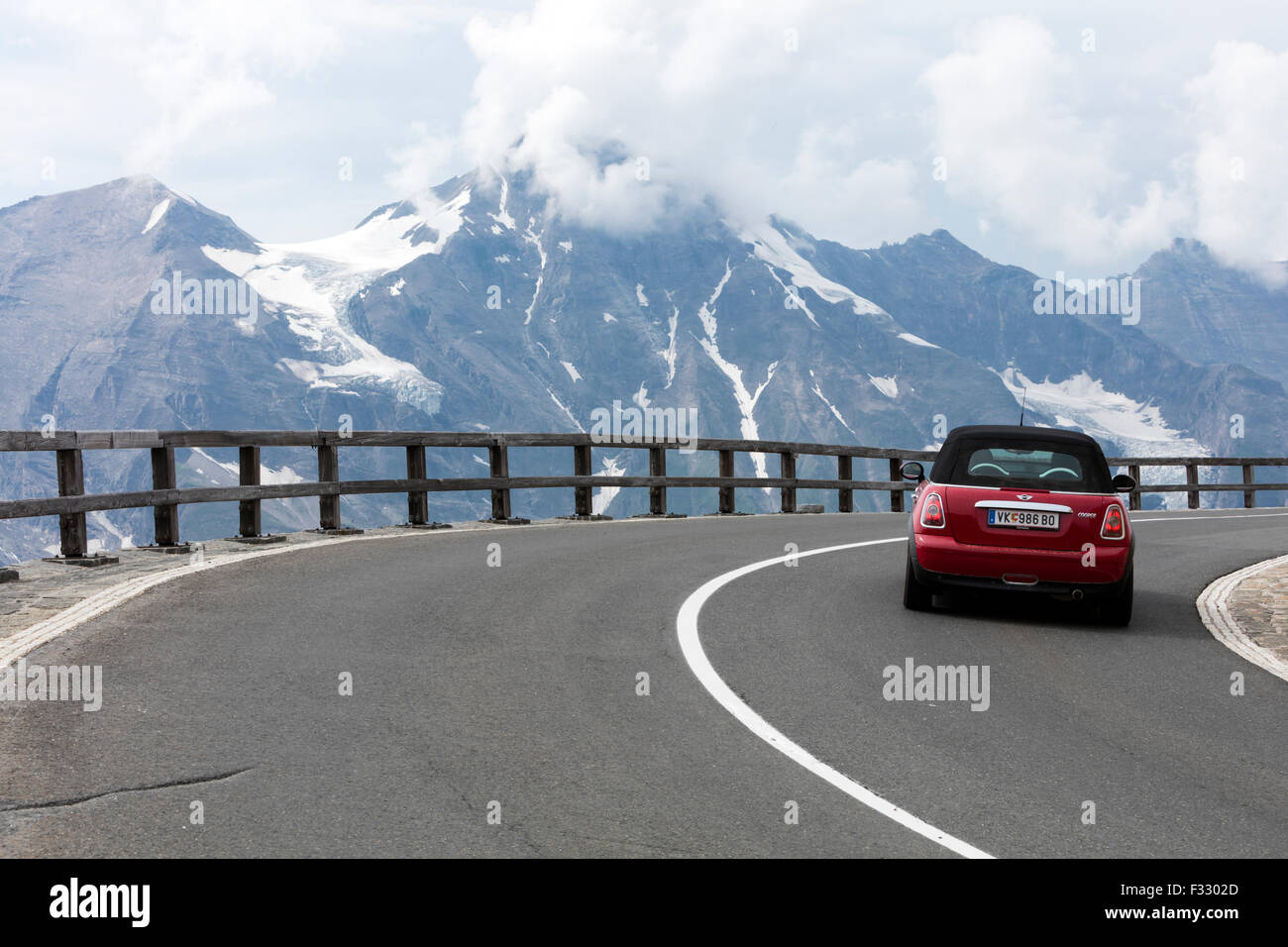 Alpine road, Eastern Alps Stock Photo - Alamy
