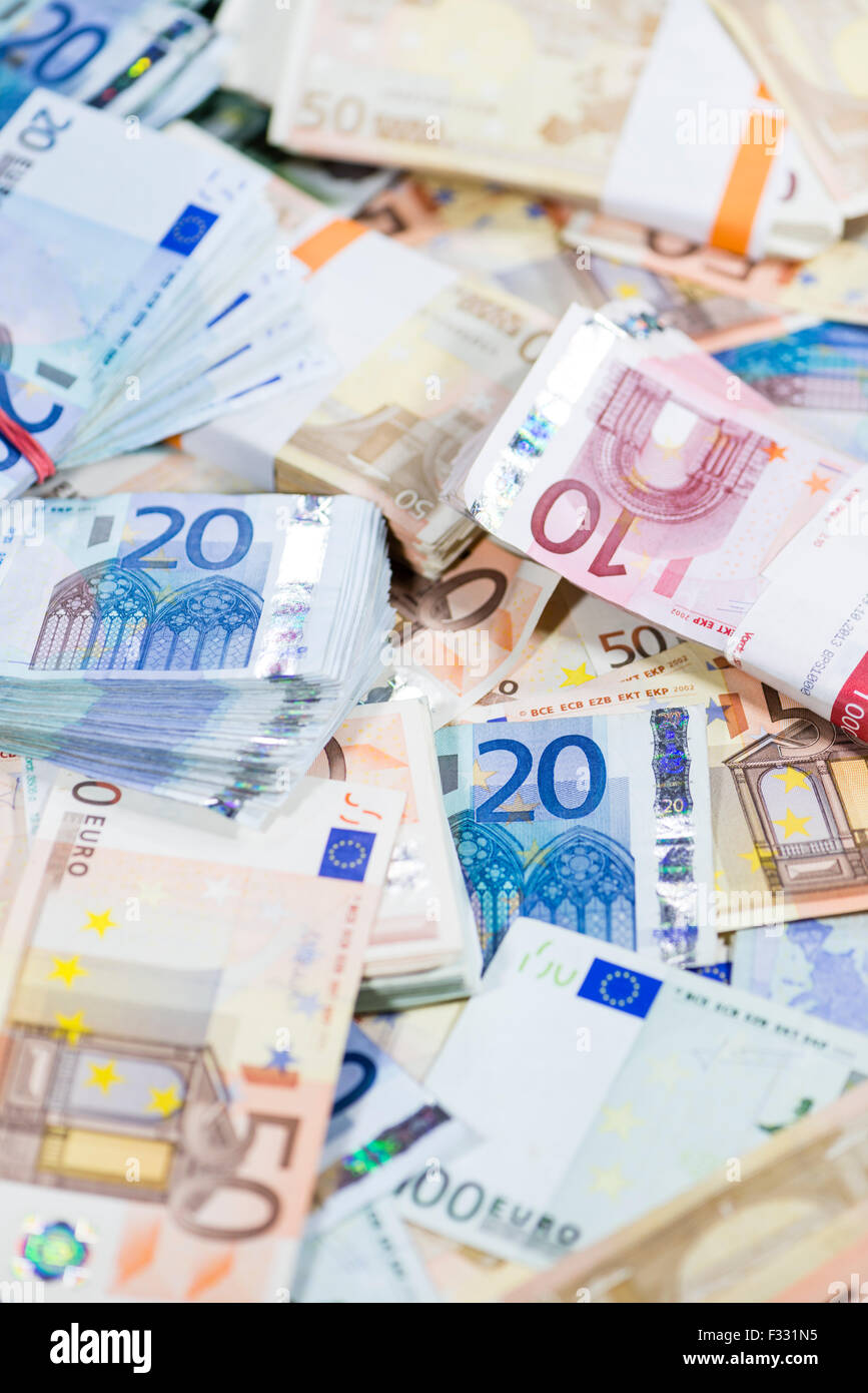 Different European Banknotes as detailed close-up shot Stock Photo - Alamy