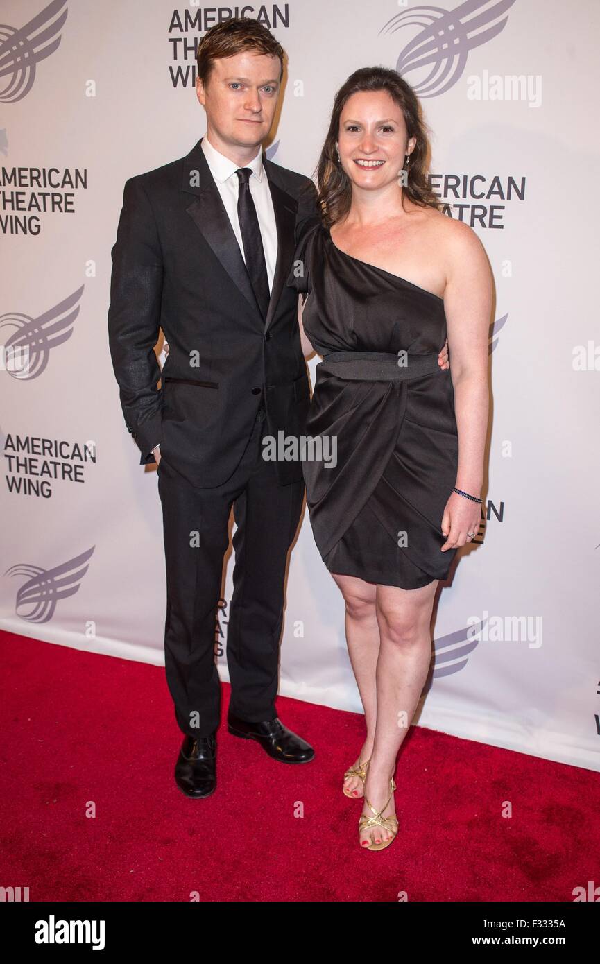 New York, NY, USA. 28th Sep, 2015. Steven Boyer, Emily Boyer at ...
