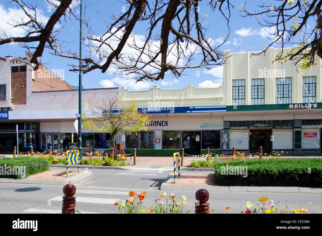 George Street,Quirindi NSW Australia Stock Photo - Alamy