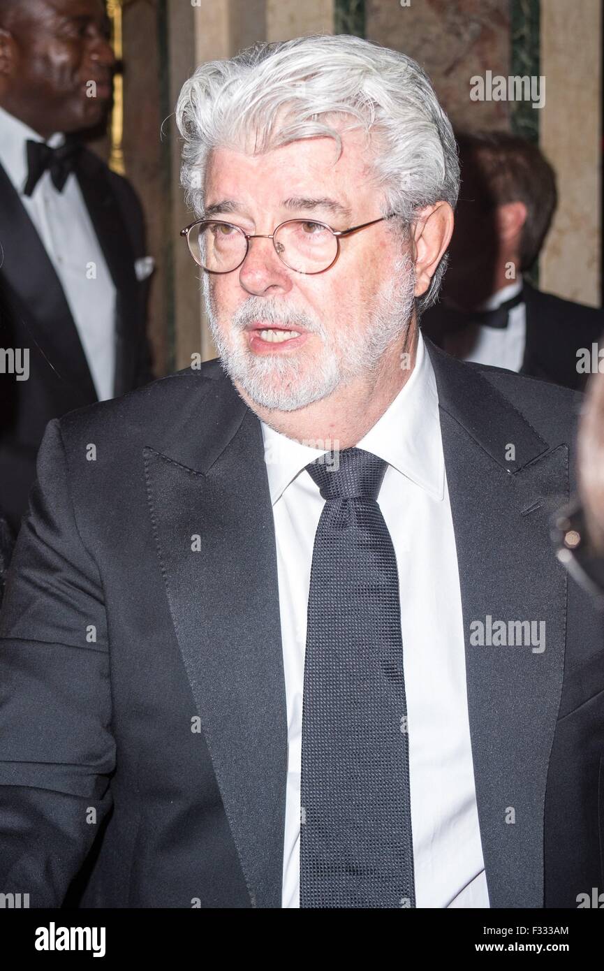 New York, NY, USA. 28th Sep, 2015. George Lucas at arrivals for ...