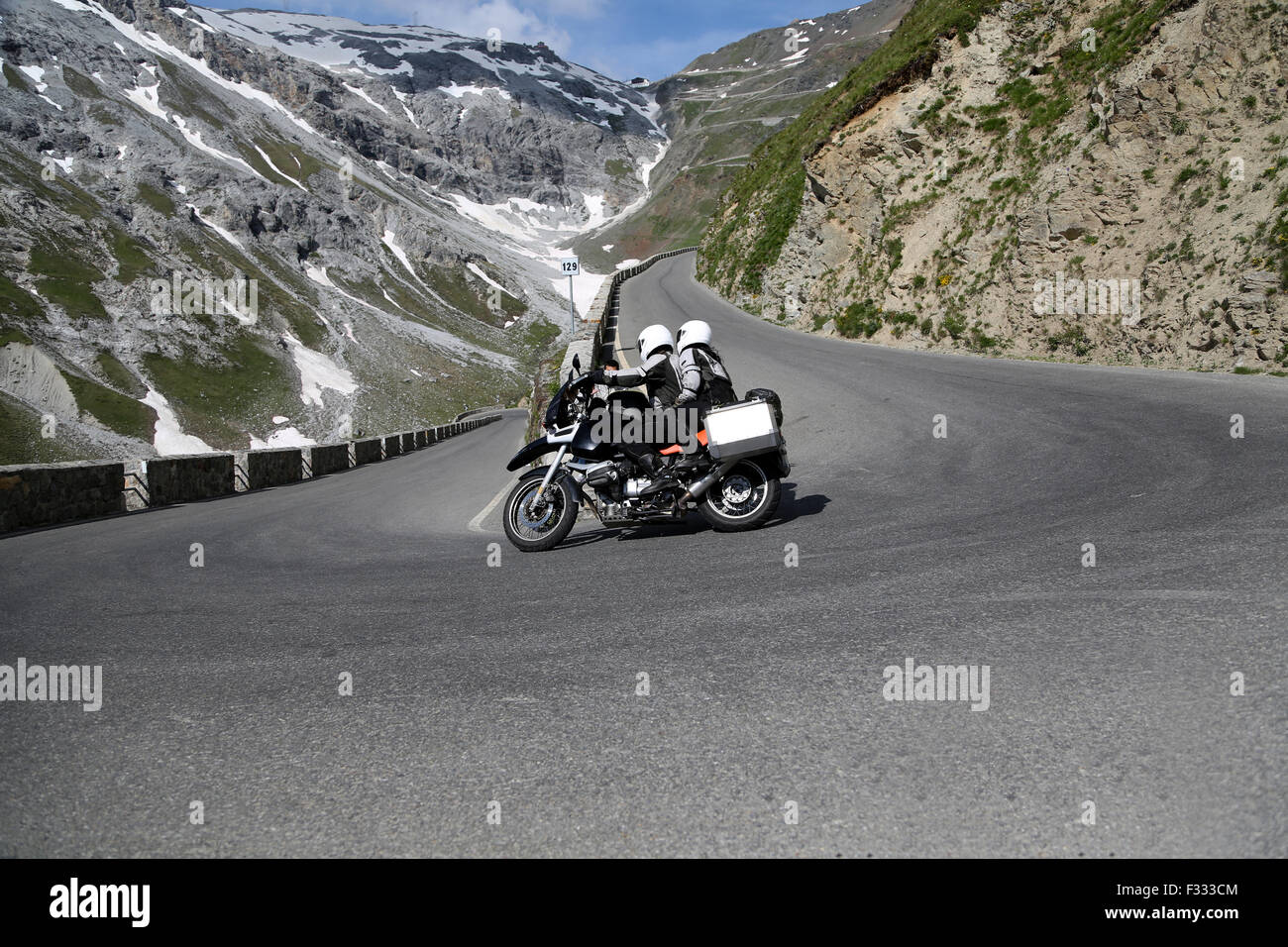 Driving in italian alps hi-res stock photography and images - Alamy