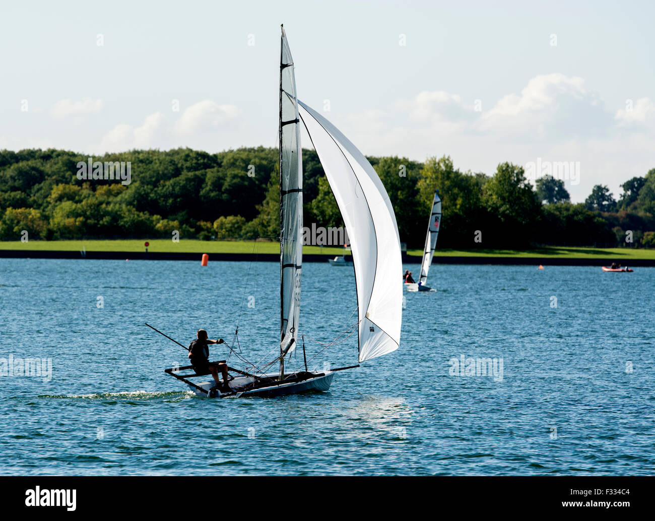 Uk reservoirs england english britain british oxon hi-res stock ...