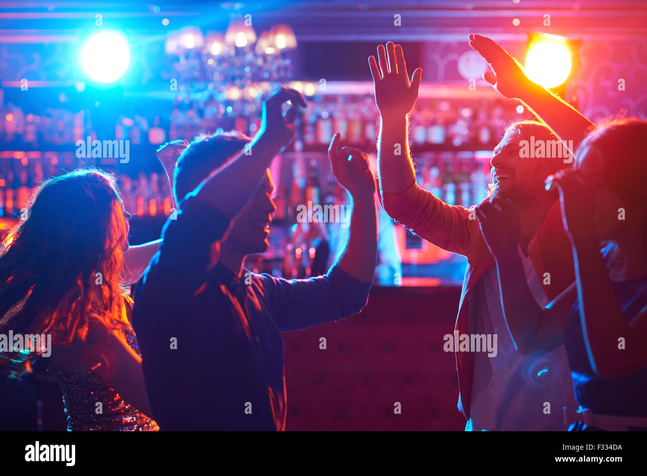Woman in bar dancing hi-res stock photography and images - Alamy