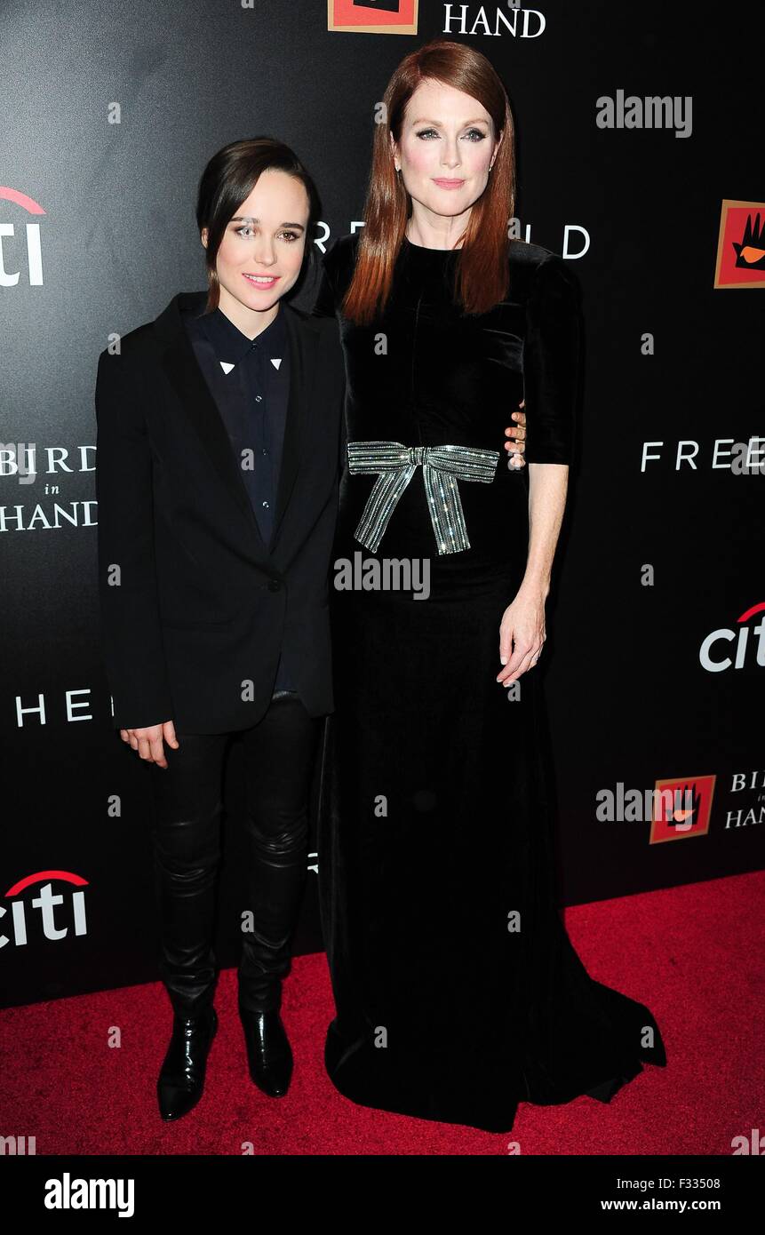 Ellen Moore Julianne Moore & Ellen Page Talk Seattle, Marriage