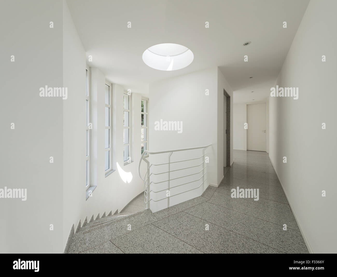 interior of a modern building, staircase view Stock Photo - Alamy