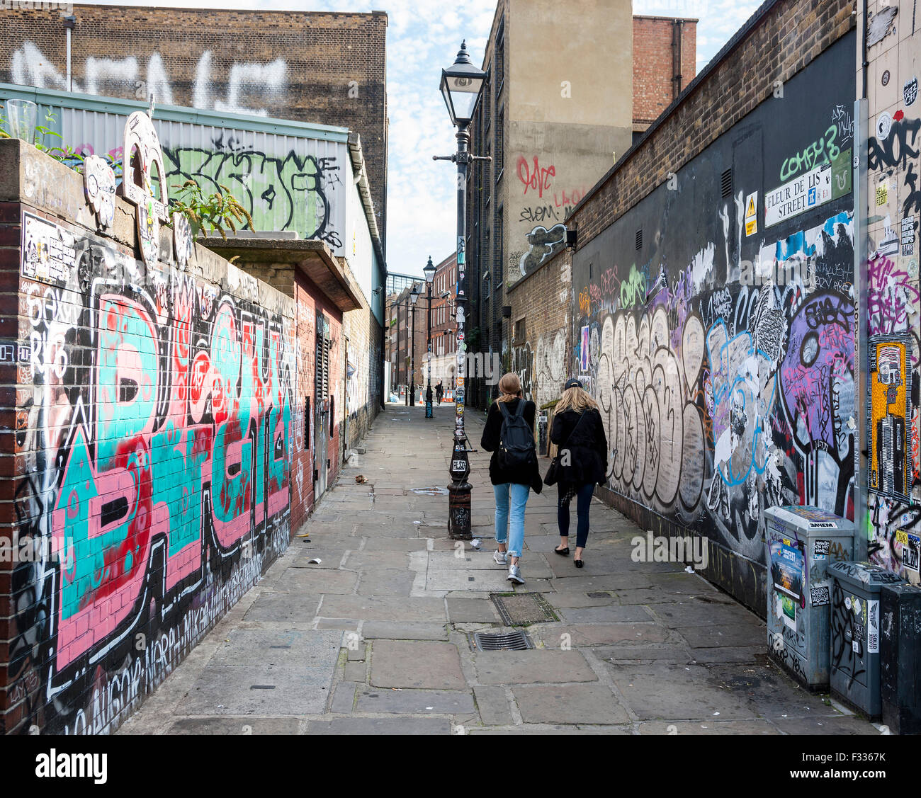 Graffiti in a London Street Stock Photo - Alamy