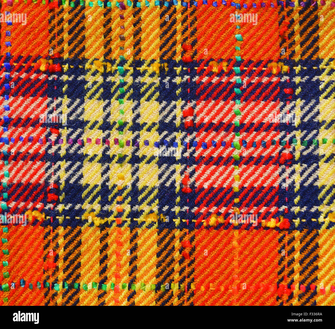 Plaid fabric background Stock Photo - Alamy