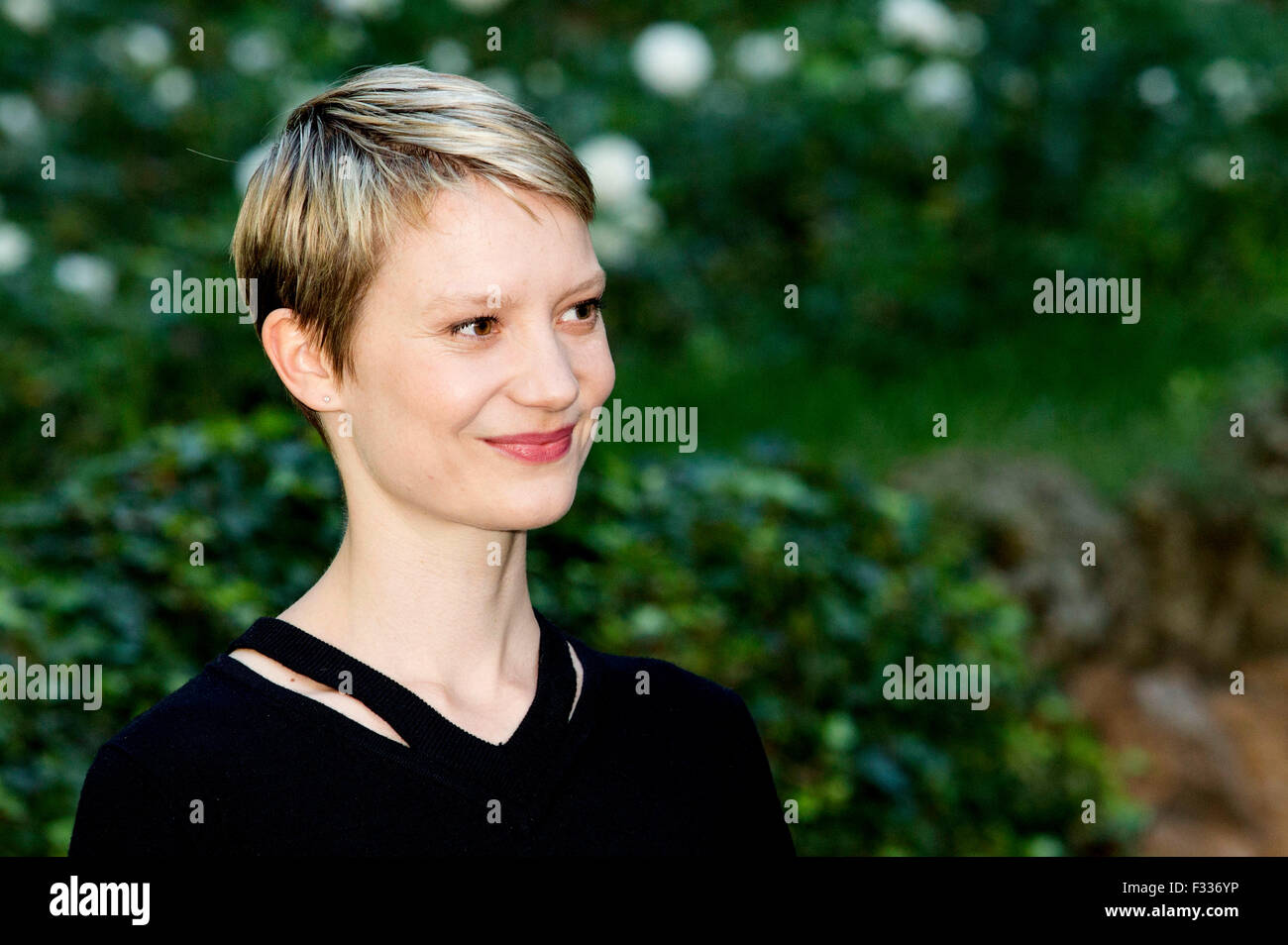 Rome, Italy. 28th Sep, 2015. Actress Mia Wasikowska attends the ...