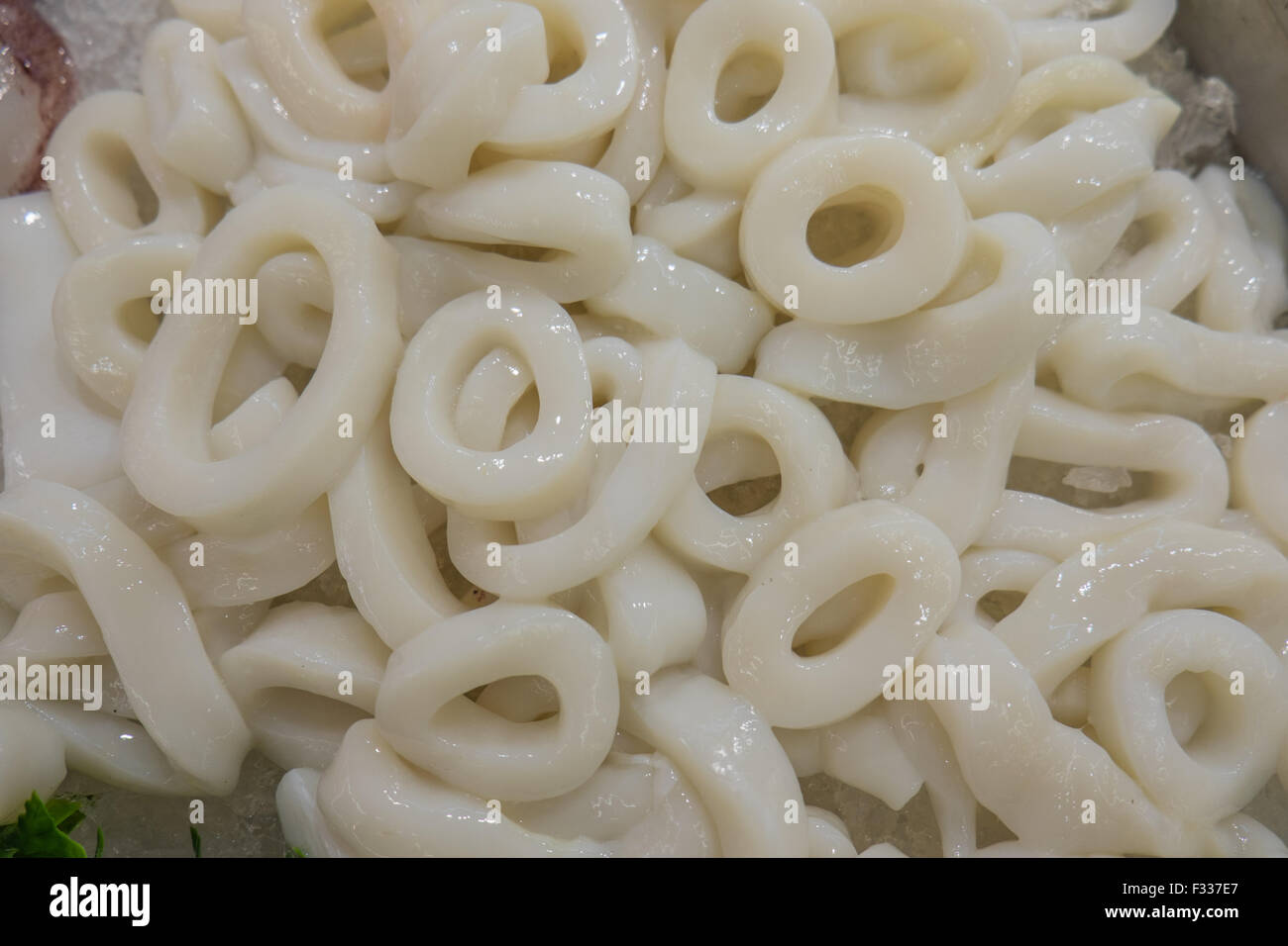 Raw Calamari Rings