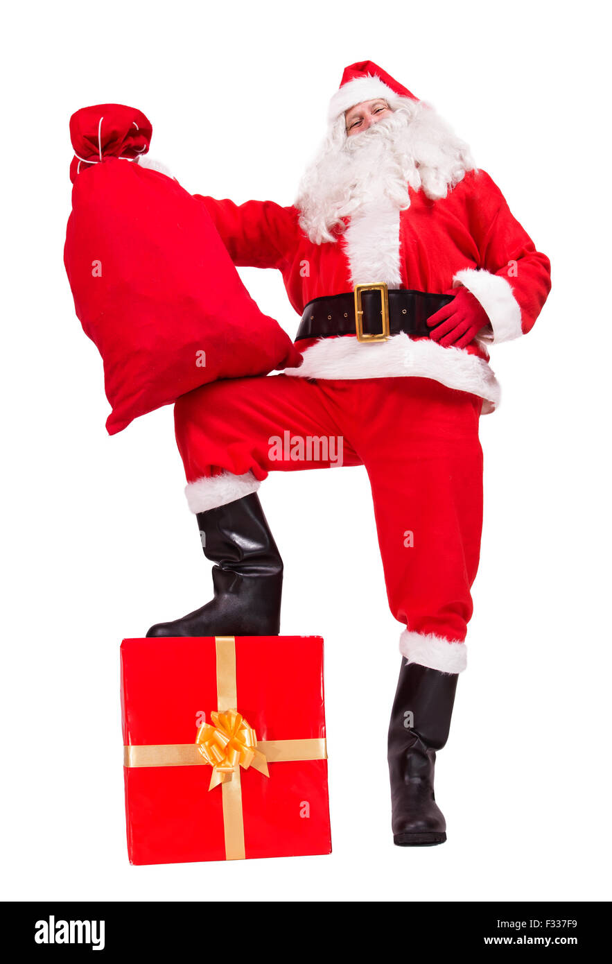Fat santa standing hi-res stock photography and images - Alamy