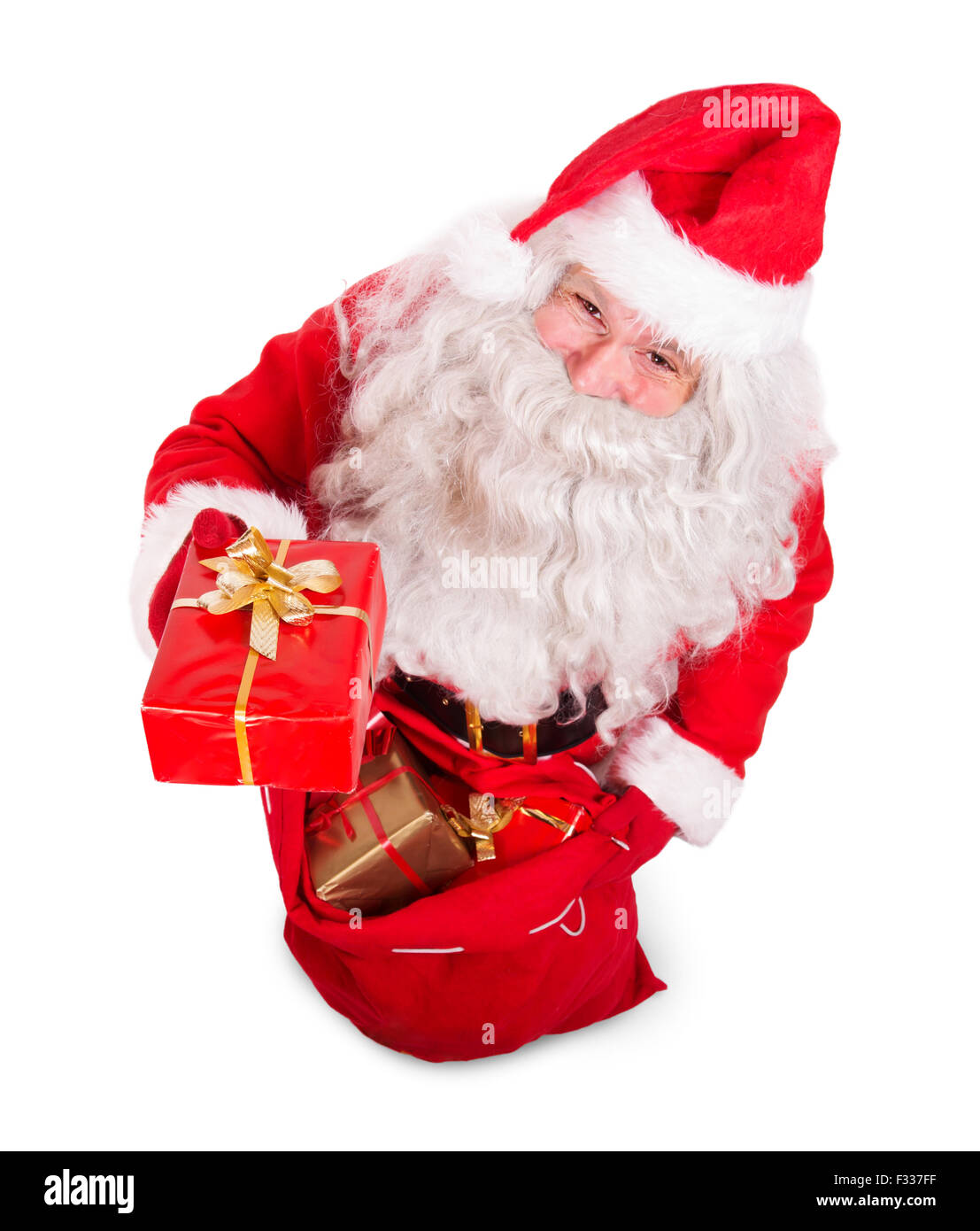 Santa looking up hi-res stock photography and images - Alamy