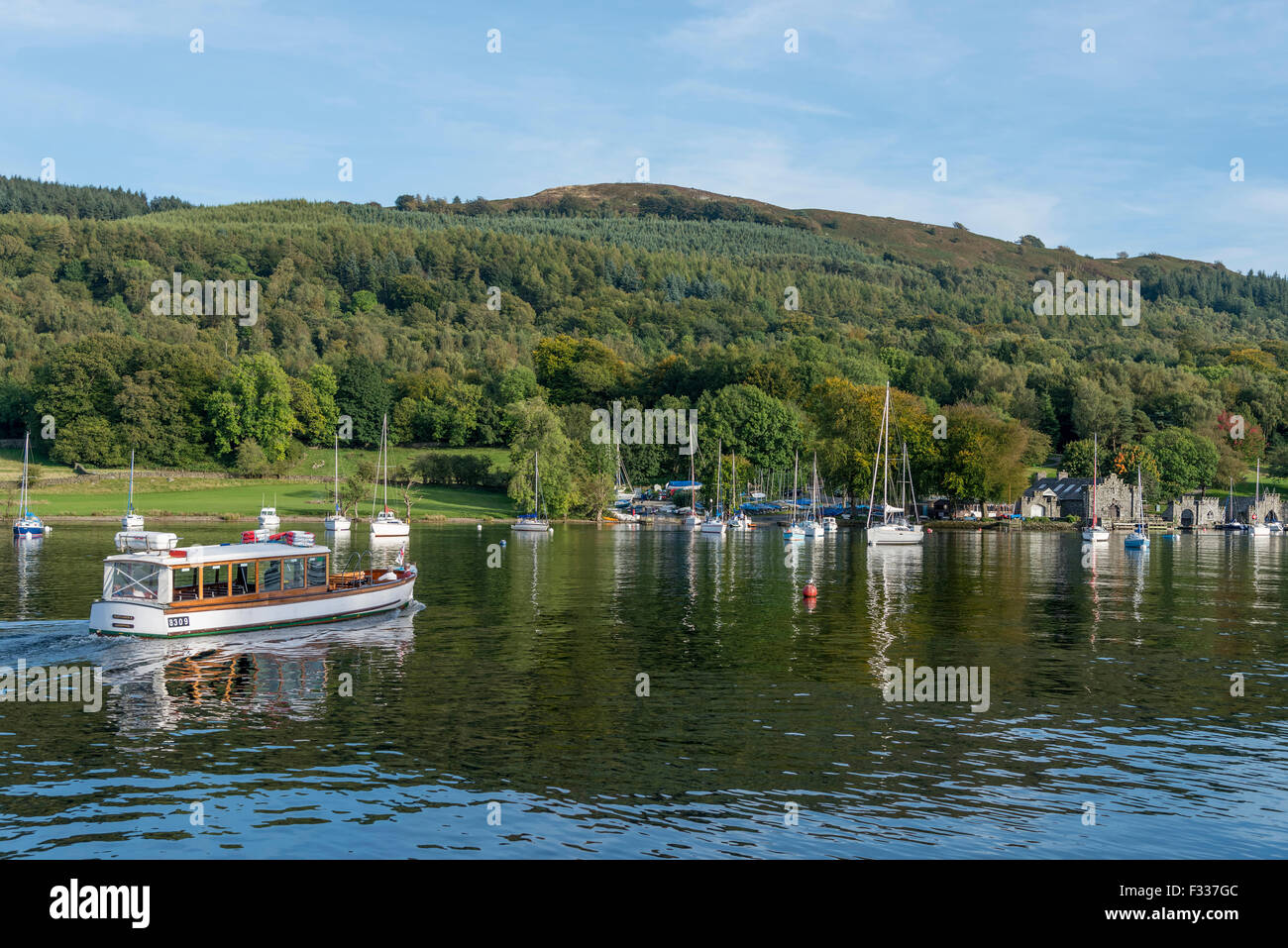 Lake Windermere Cumbria North West England Lakes Lake district. Looking ...
