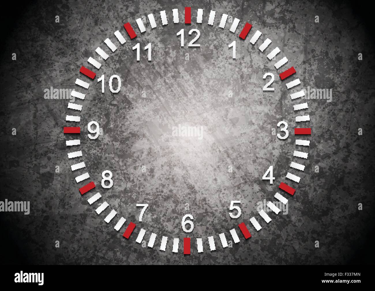 Abstract clock on grunge wall. Vector business background Stock Vector ...
