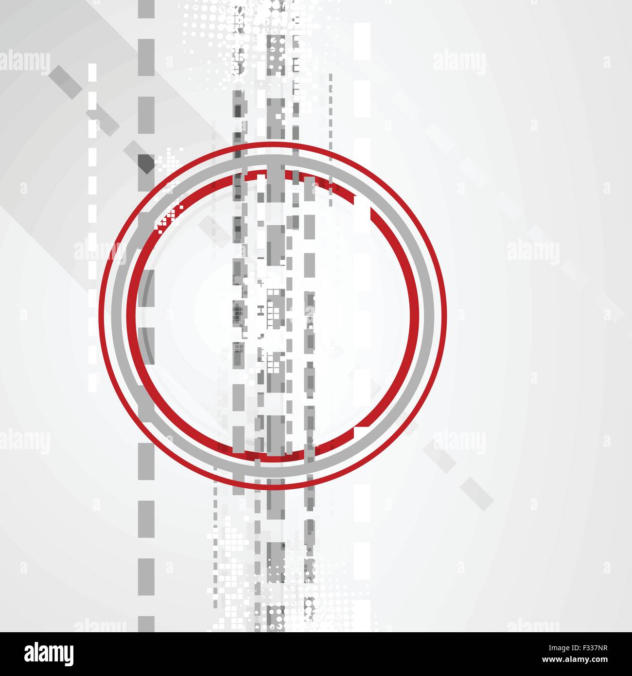 Minimal tech flat geometric design. Vector background Stock Vector ...