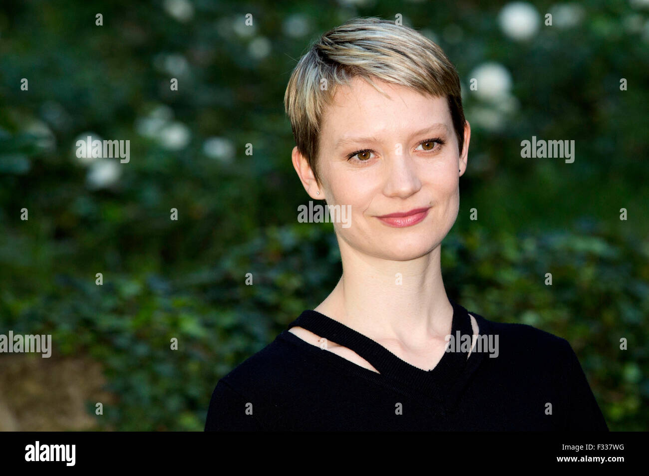 Rome, Italy. 28th Sep, 2015. Actress Mia Wasikowska attends the ...