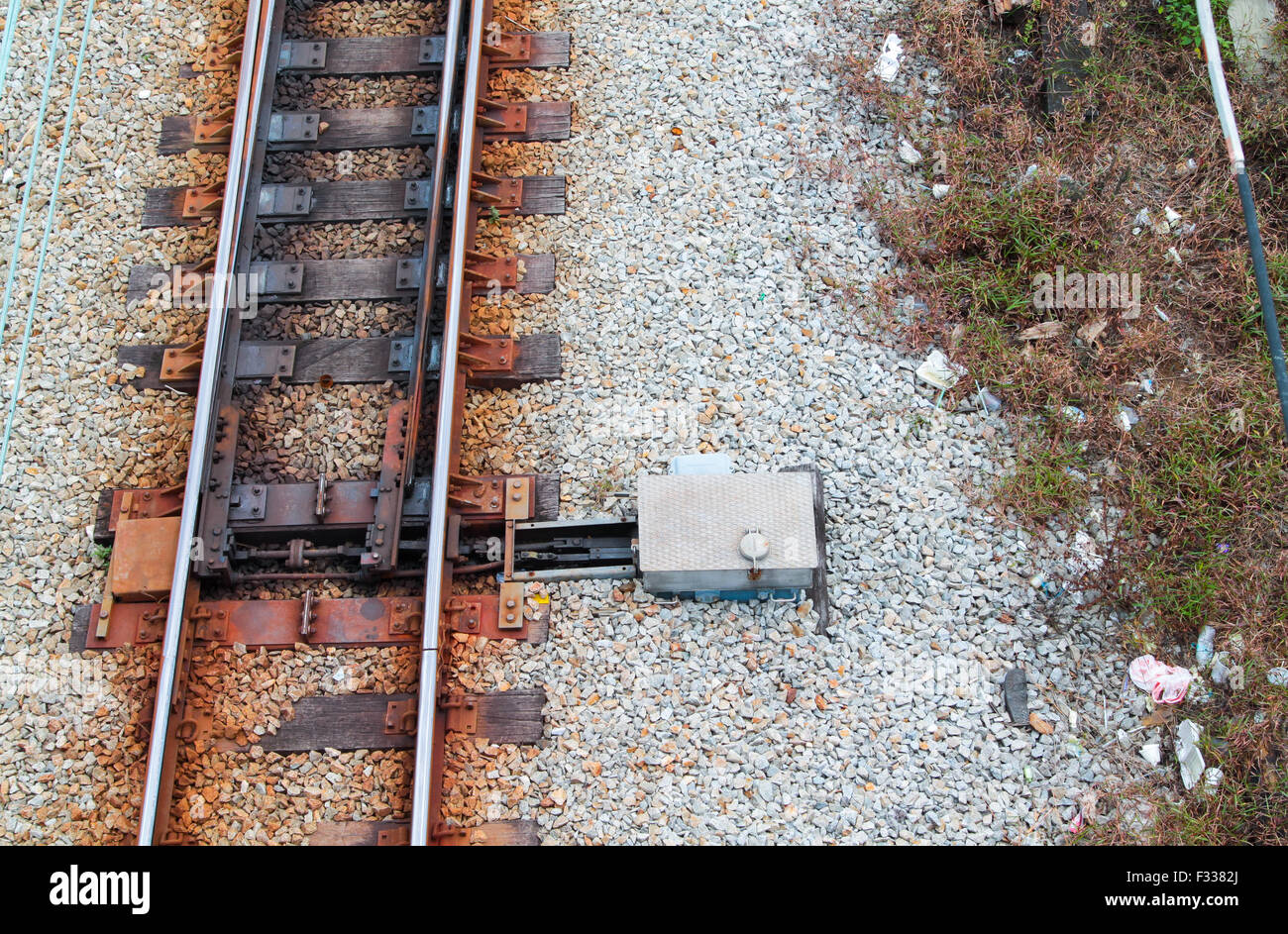 Rail switch box hi-res stock photography and images - Alamy